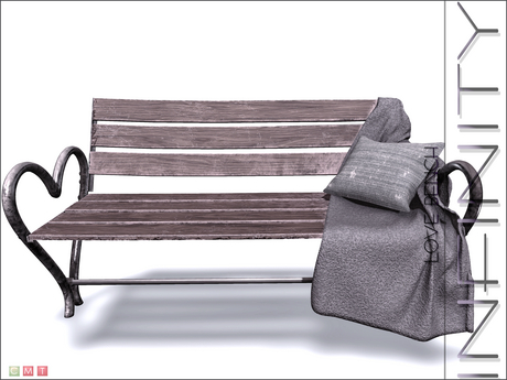 Second Life Marketplace - Infinity Poses- Love Bench{DECOR}